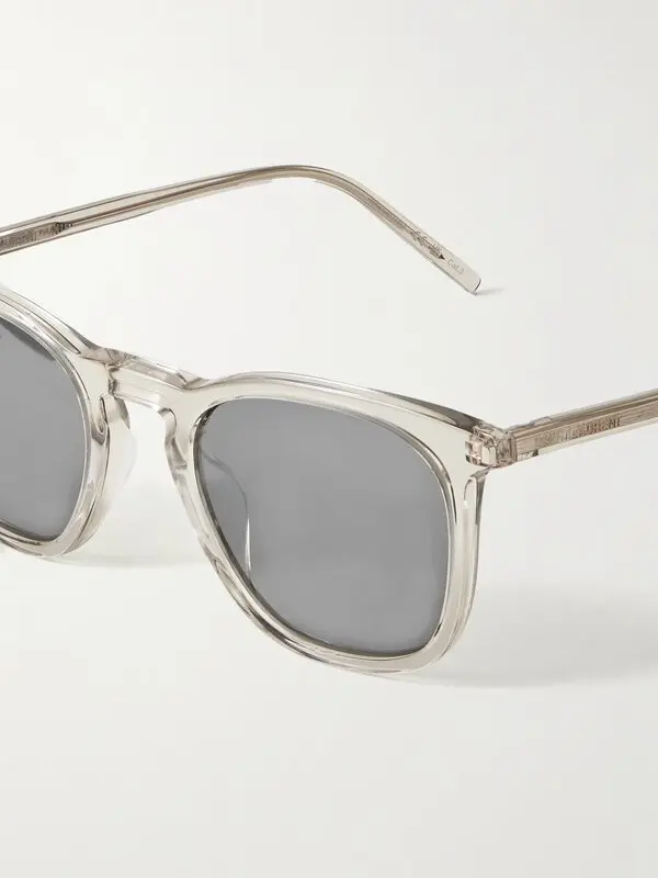 Saint Laurent D-frame Recycled-acetate Sunglasses - Gray