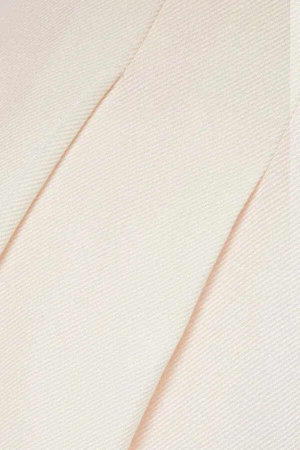 LoveShackFancy Adams Pleated Wide-leg Pants