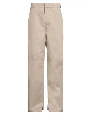Palm Angels Straight Leg Gabardine Trousers - Beige