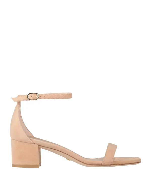 STUART WEITZMAN Ankle Strap Sandals - Beige