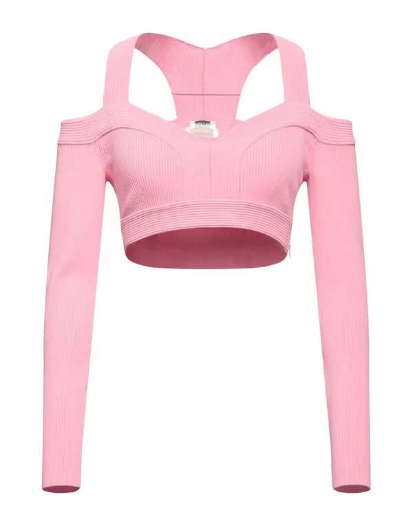 Alexander McQueen Knitted Crop Top