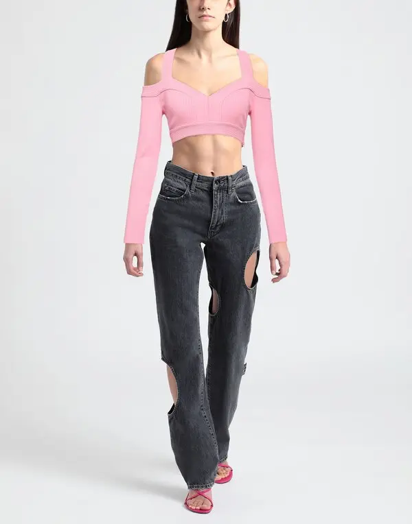 Alexander McQueen Knitted Crop Top