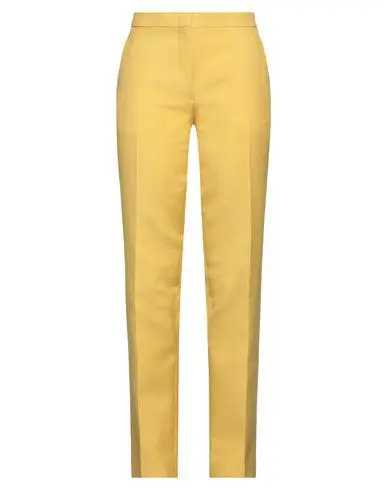 JIL SANDER Cotton Gabardine High Waisted Straight Leg Trousers