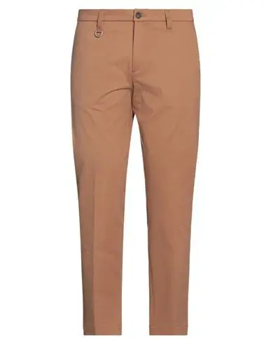 PAOLO PECORA Pants Size Cotton, Elastane - Beige