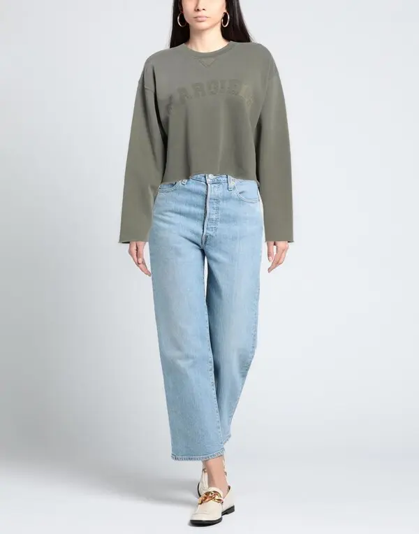 MAISON MARGIELA Cotton Fleece Sweatshirt - Green