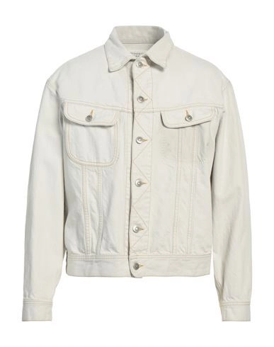 MAISON MARGIELA Denim Trucker Jacket - Light Grey