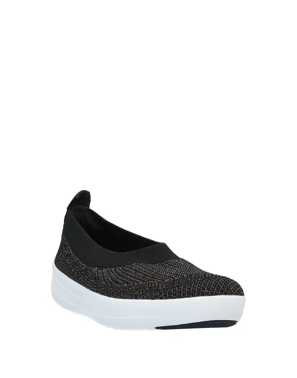 Fitflop Sporty Knitted Ballet Flats - Black