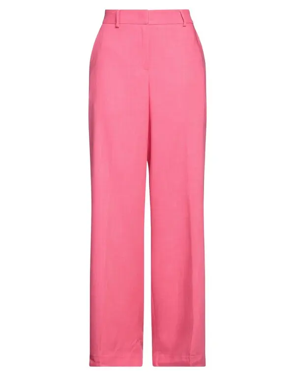 MSGM Wide Leg Viscose-blend Pants