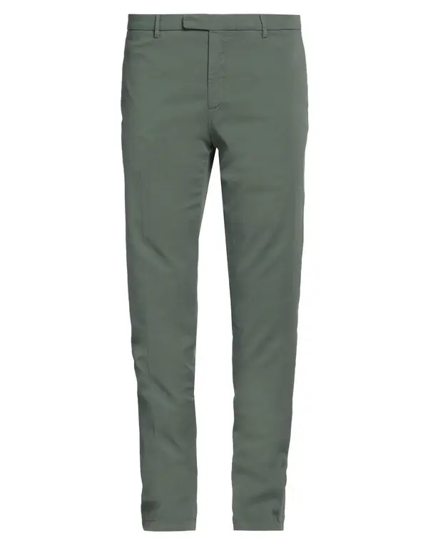 Boglioli Military Cotton Gabardine Stretch Chinos - Green
