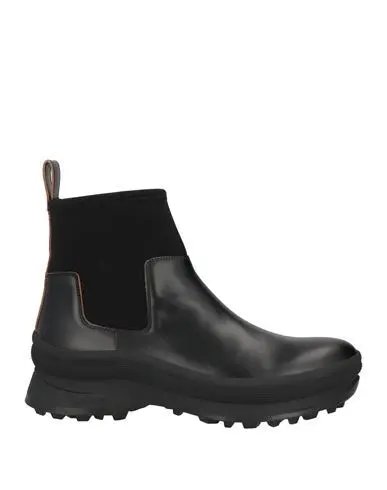 JIL SANDER Leather Ankle Boots