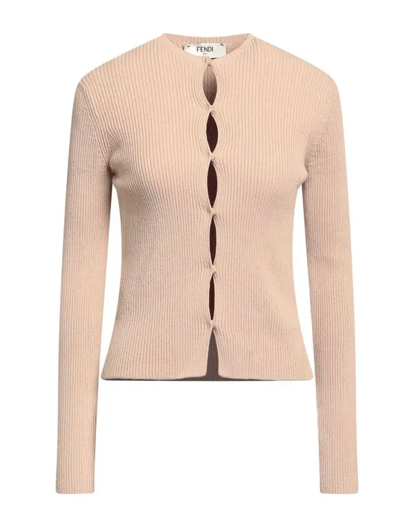 Fendi Knitted Cardigan - Beige