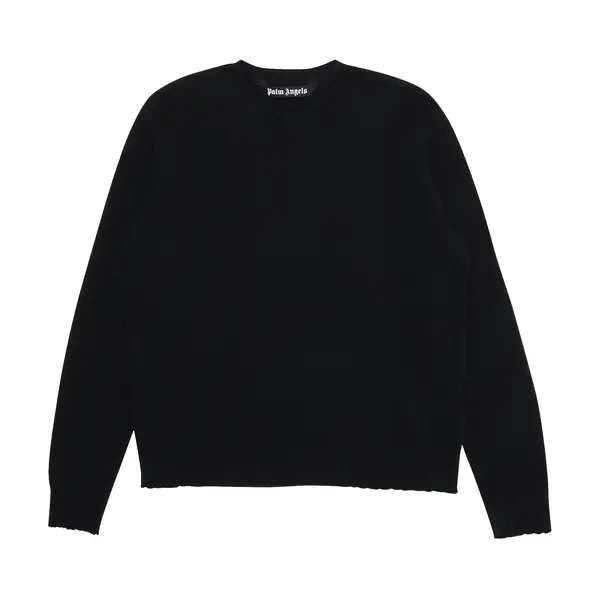 Palm Angels Rec Logo Sweater - Black