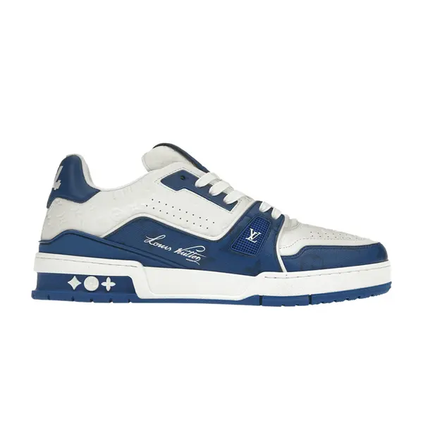 LOUIS VUITTON Trainer Low #54 Mini Monogram - Blue
