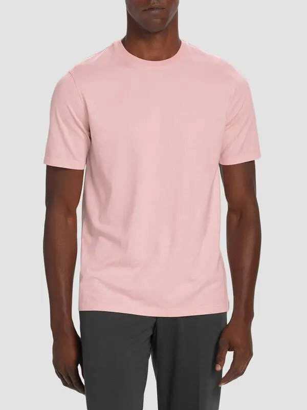 SAKS FIFTH AVENUE Collection Zig-zag Tonal T-shirt