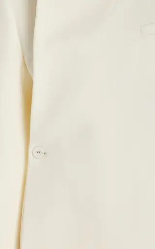 Brandon Maxwell Roslyn Wool Crepe Jacket