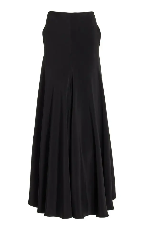 Brandon Maxwell The Millie Silk-crepe Maxi Skirt