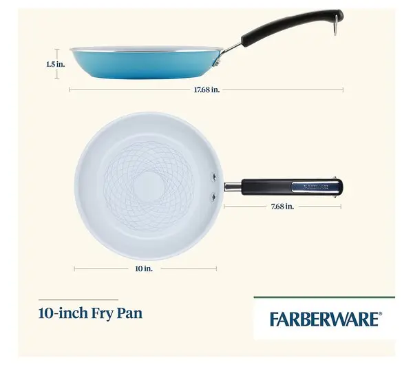 FARBERWARE Eco Advantage Ceramic Frying Pan 10i N