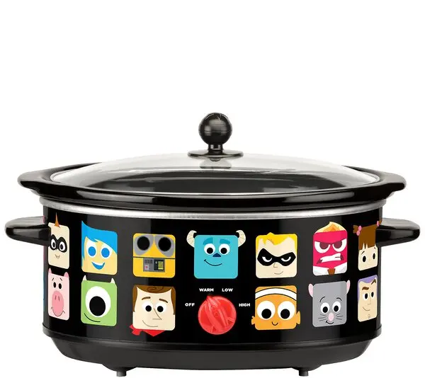 Disney Pixar Characters 7-qt Oval Slow Cooker - One-color