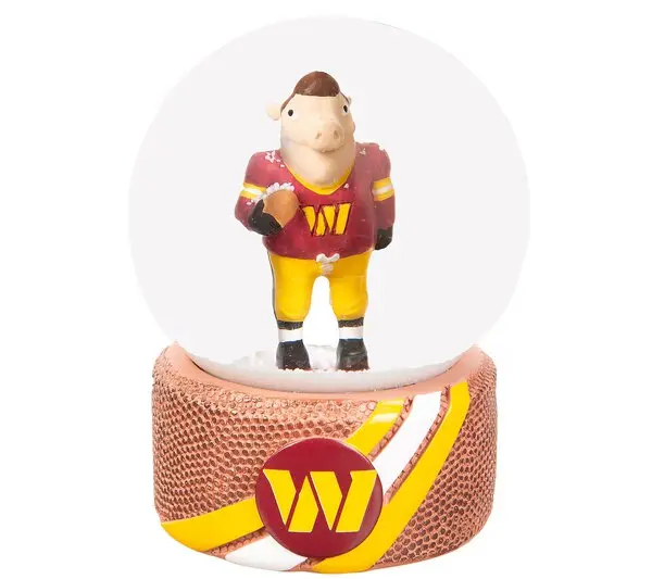 EVERGREEN Nfl Team Mascot Water Globe