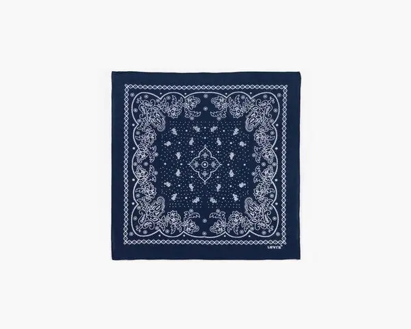 LEVI'S Paisley Bandana - Navy