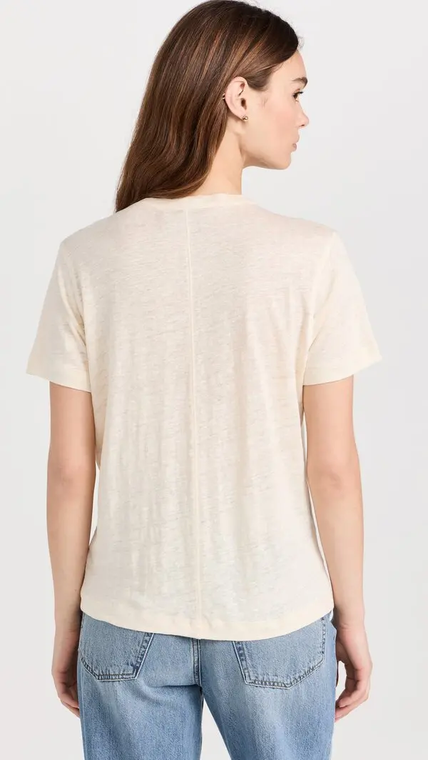 Sold Out NYC The Linen Perfect Tee - Cream