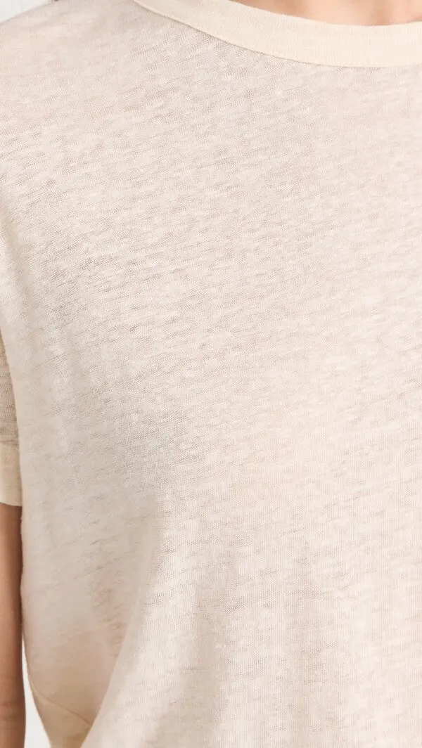 Sold Out NYC The Linen Perfect Tee - Cream