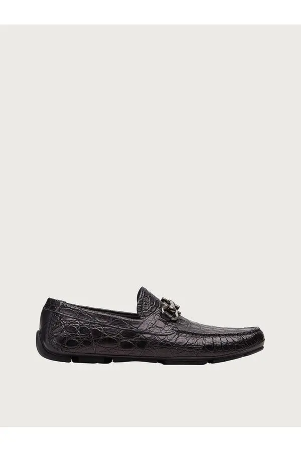 FERRAGAMO Gancini Driver Ornat - Black