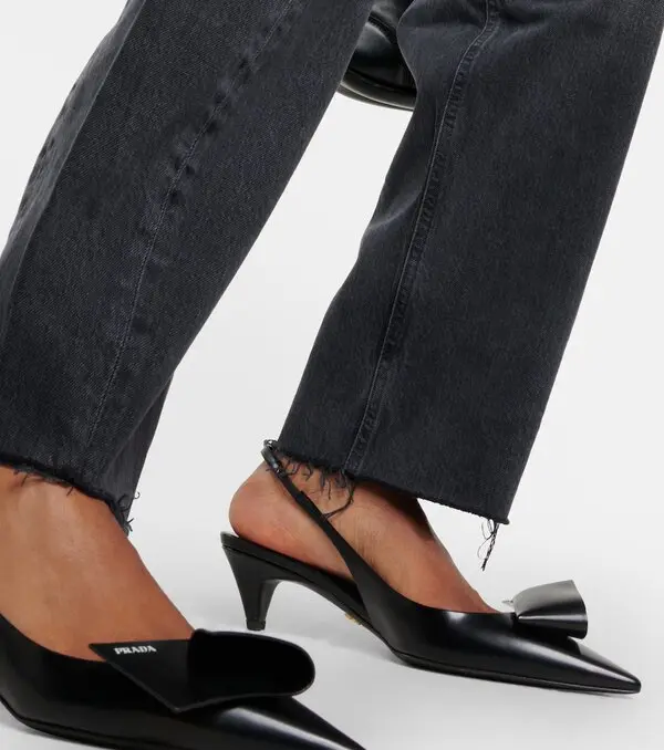 AGOLDE Luna High-rise Barrel-leg Jeans - Black
