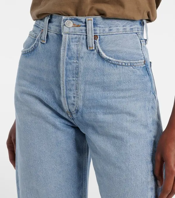 AGOLDE Luna High-rise Barrel-leg Jeans - Blue
