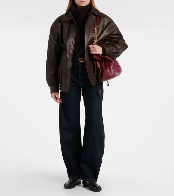AGOLDE Luna High-rise Barrel-leg Jeans - Blue
