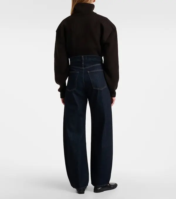 AGOLDE Luna High-rise Barrel-leg Jeans - Blue
