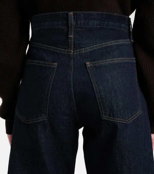 AGOLDE Luna High-rise Barrel-leg Jeans - Blue