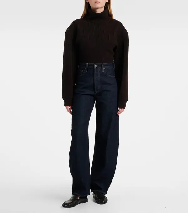 AGOLDE Luna High-rise Barrel-leg Jeans - Blue