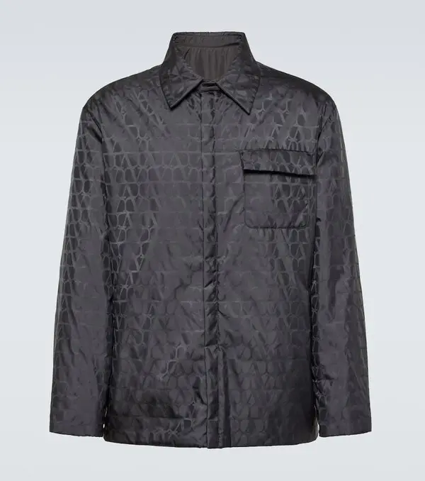 Valentino Garavani Toile Iconographe Reversible Jacket - Black