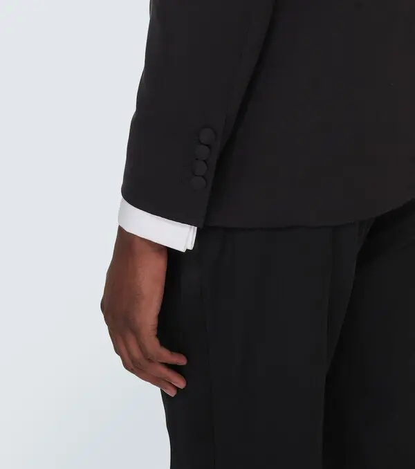 Brunello Cucinelli Single-breasted Silk Tuxedo Jacket