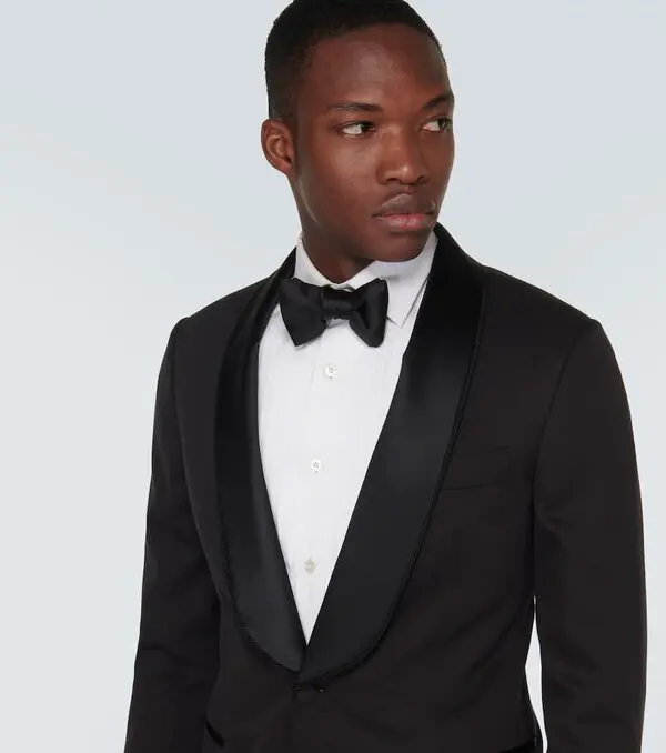 Brunello Cucinelli Single-breasted Silk Tuxedo Jacket