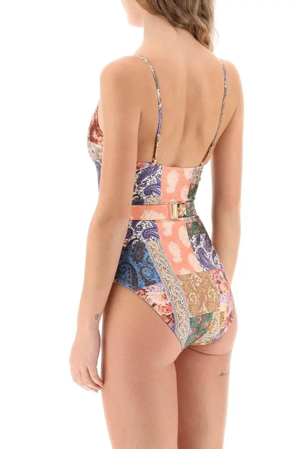 Zimmermann Devi Plunge One Piece Swimsuit
