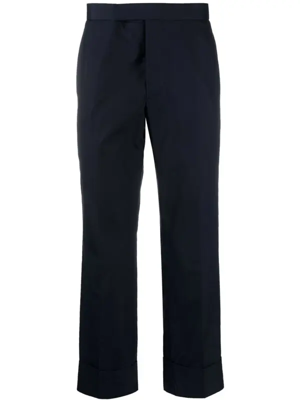 Thom Browne Tailored Cropped Trousers - Blue
