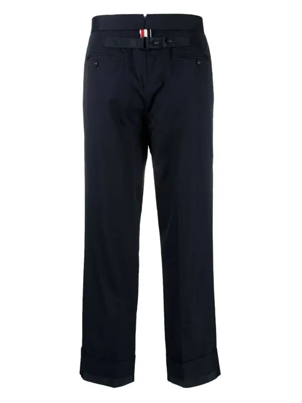 Thom Browne Tailored Cropped Trousers - Blue