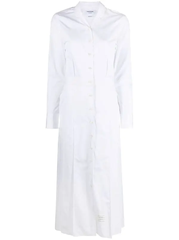 Thom Browne Pleated Shirtdress