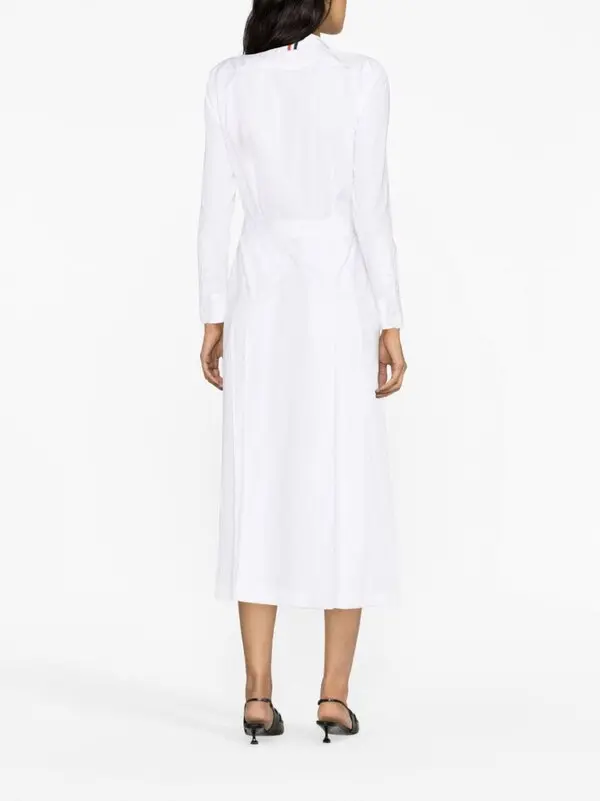 Thom Browne Pleated Shirtdress
