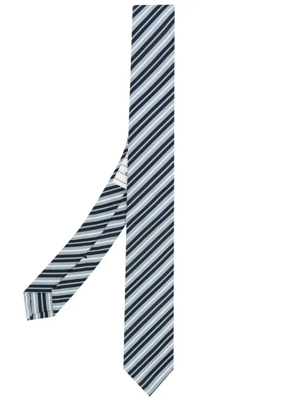 Thom Browne Pointed-tip Striped Tie