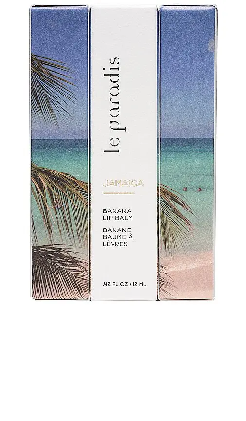 LE PARADIS Jamaica Lip Balm In Banana In White