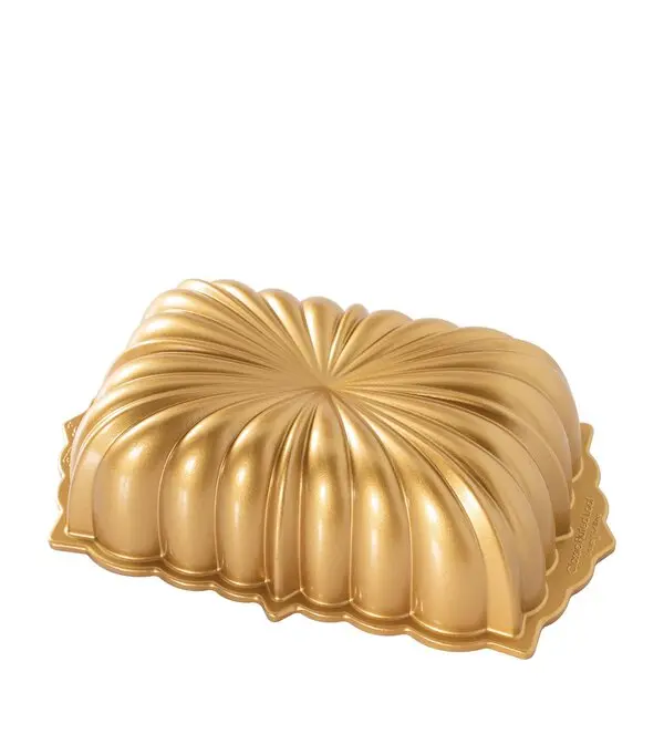 NORDICWARE Classic Fluted Loaf Pan - Gold