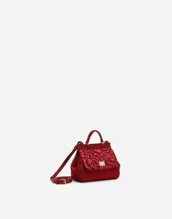 Dolce & Gabbana Mini Sicily Handbag - Red
