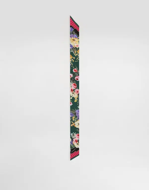 Dolce & Gabbana Garden- Twill Headscarf - Print