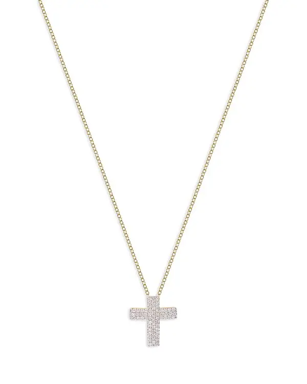 Phillips House 14k Yellow Diamond Infinity Cross Necklace - Gold