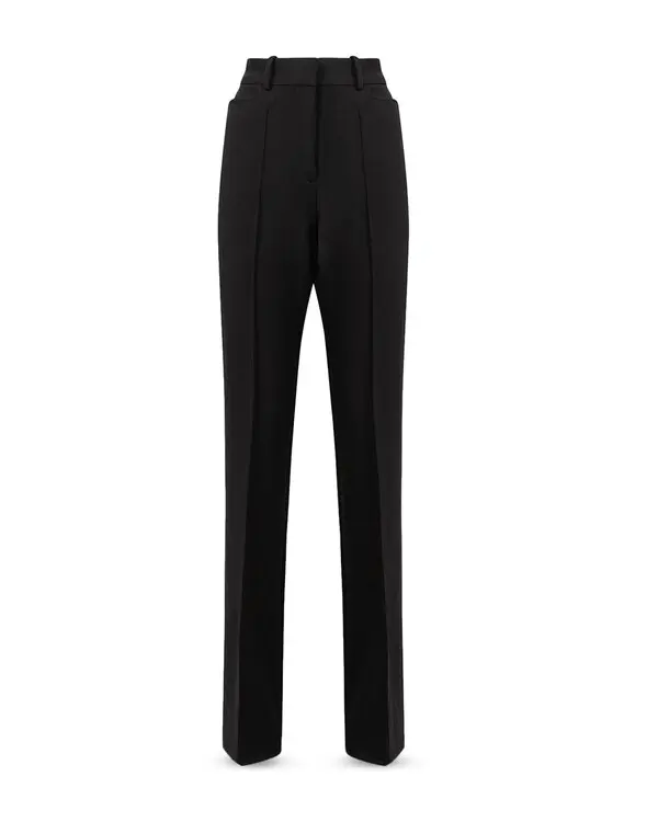 REISS Gabi Slim Leg Trousers - Black