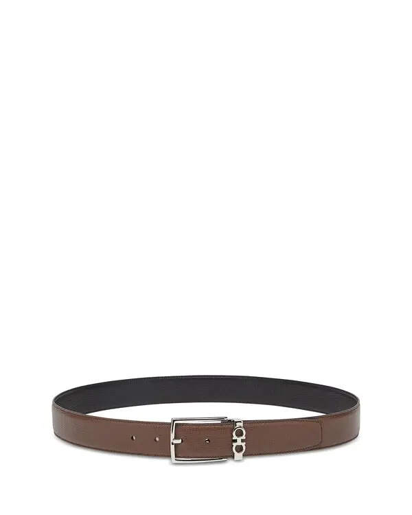 FERRAGAMO Reversible Leather Belt