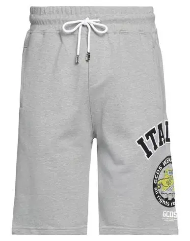 Gcds Cotton Bermuda Shorts - Light Grey